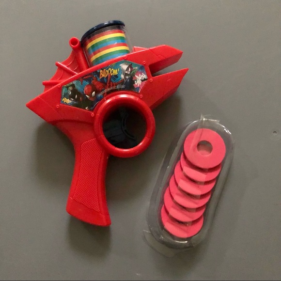 Marvel | Toys | Marvel Spiderman Disk Gun Shooter Toy Nwot | Poshmark